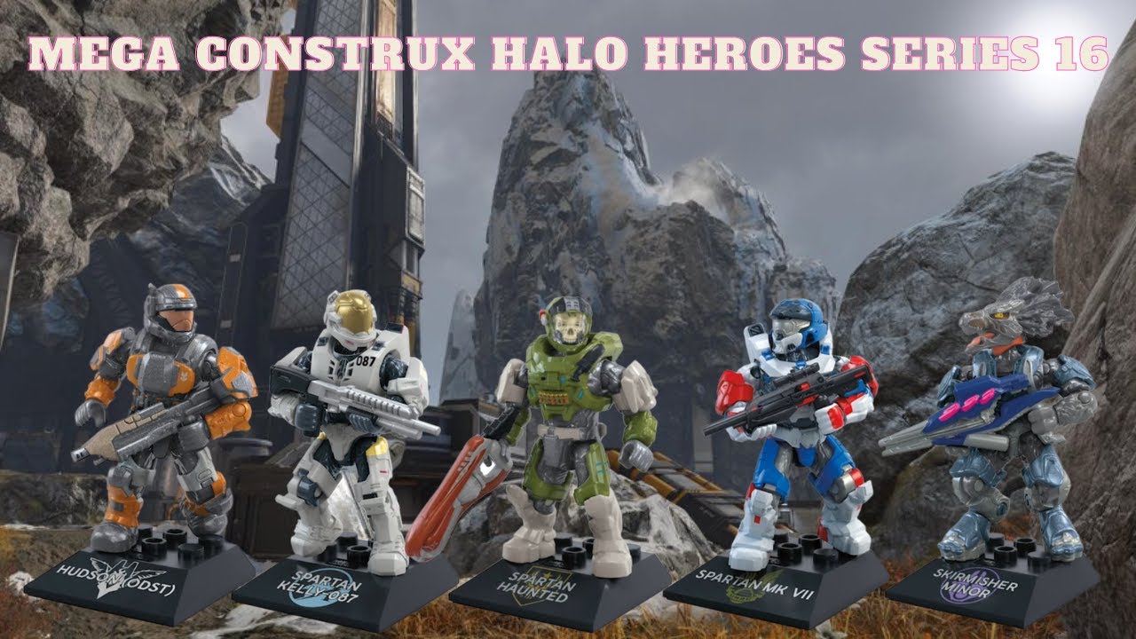 Mega Construx Halo Heroes Series 16 (Unboxing) - YouTube