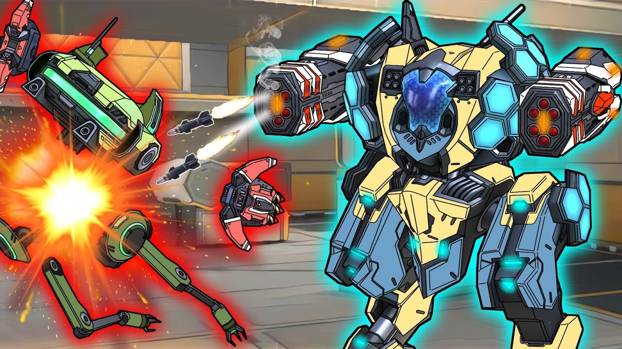 Missile Rack 12 AEGIS , Mech Arena funny video . - YouTube