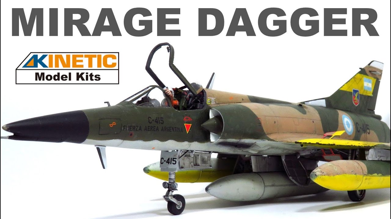 KINETIC - MIRAGE DAGGER - 1/48 Scale Aircraft Model - YouTube