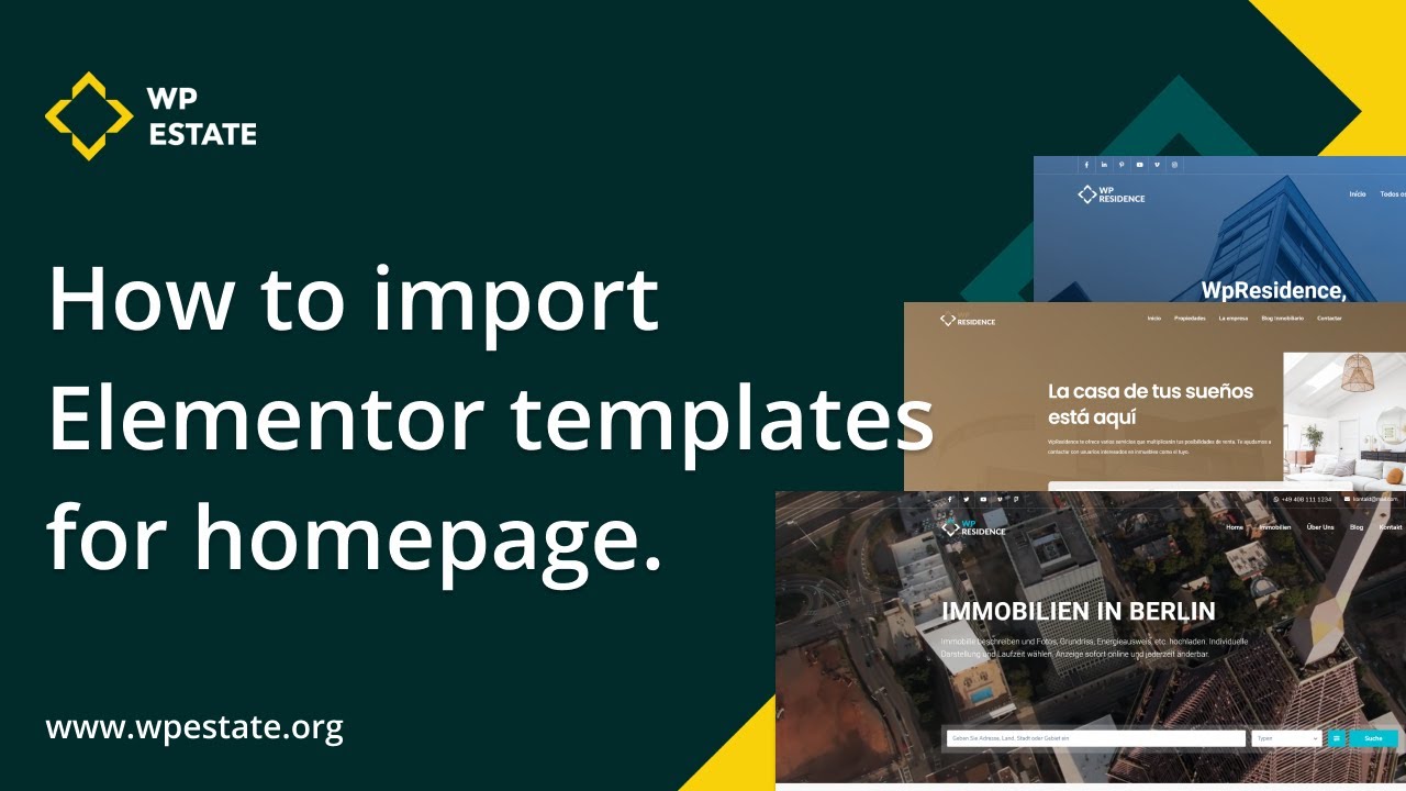 How To Import Elementor Templates For Homepage YouTube How To Import Elementor Templates For Homepage YouTube