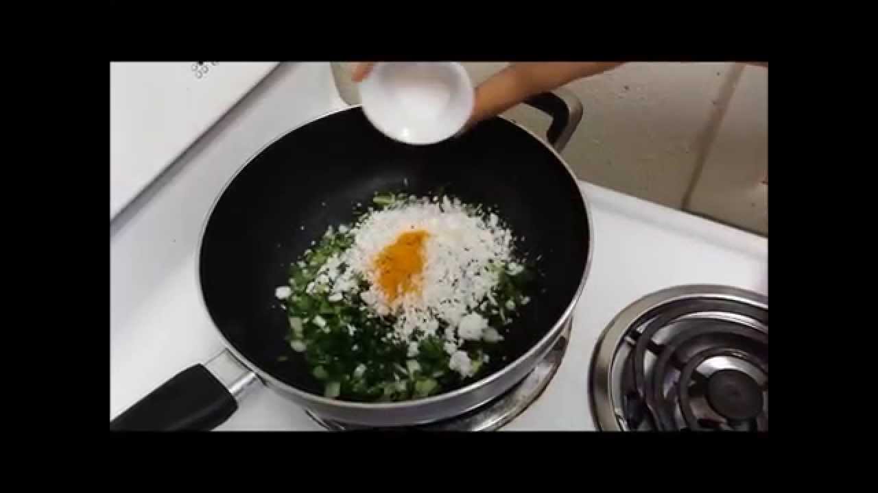 Spring onion stir fry - YouTube