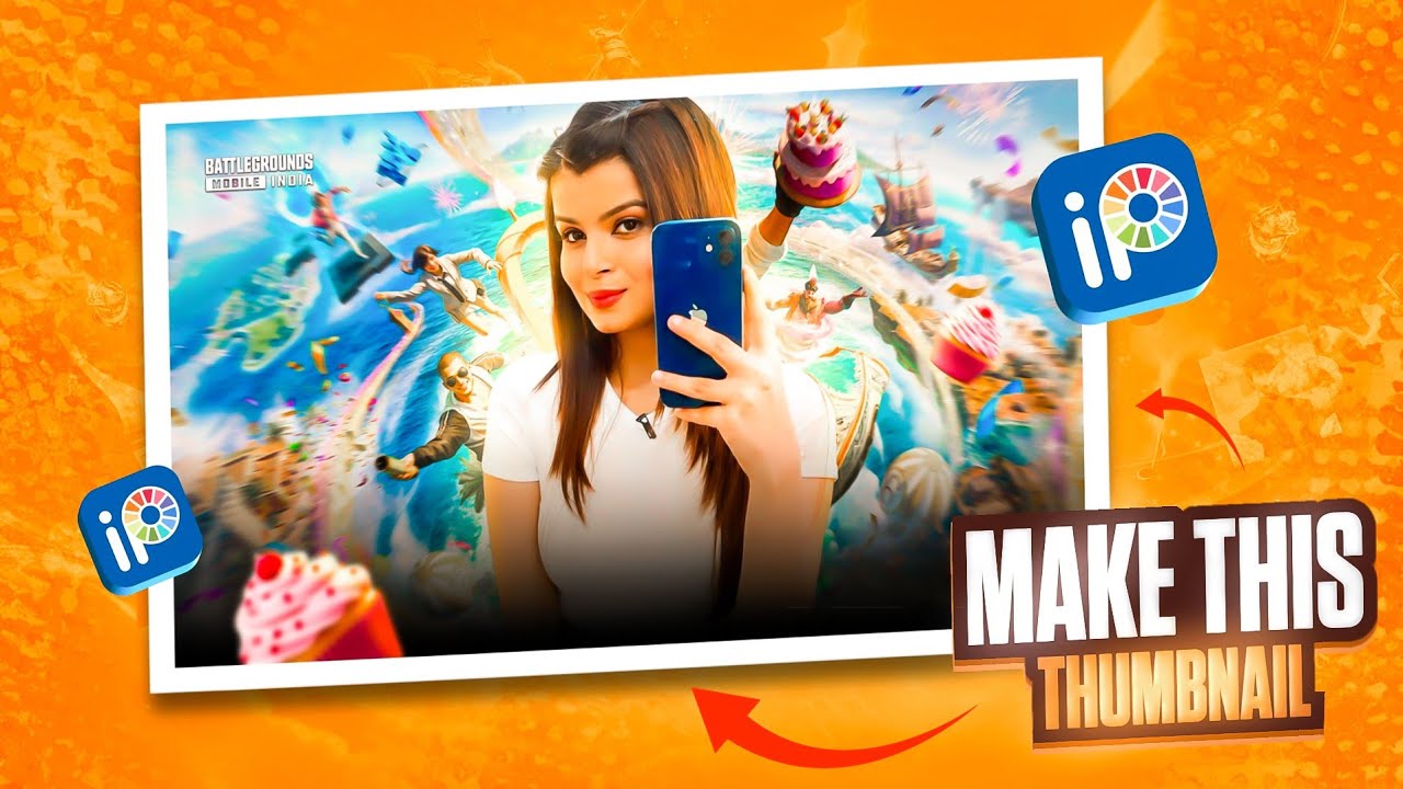 Make thumbnails like @KrutikaPlays on mobile || Ibis paint thumbnail ...