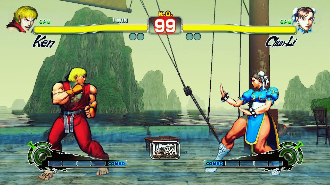 Ken vs Chun Li (Hardest ) Street Fighter 4 - YouTube