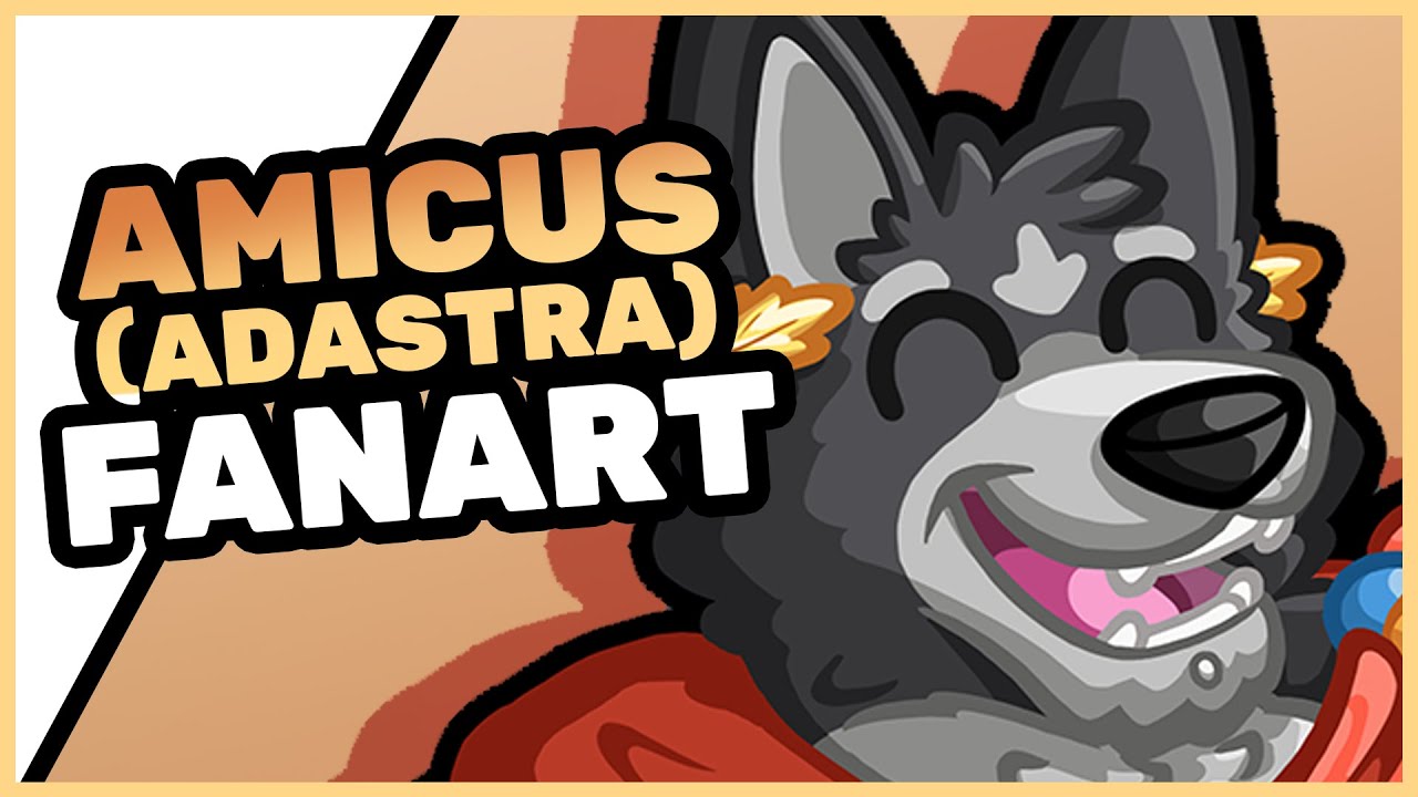 Amicus Adastra Fanart 🔶 Digital Art Process 🔶 Furry Speedpaint - YouTube
