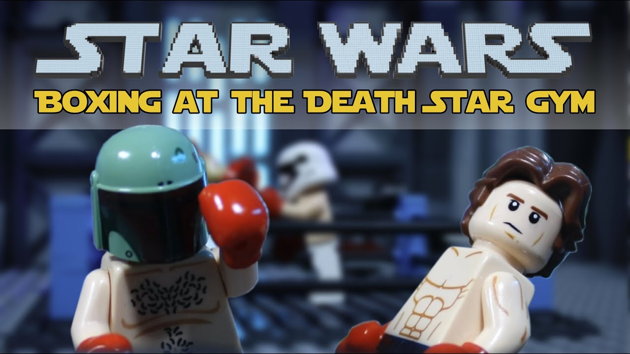LEGO Star Wars - Boxing at the Death Star gym (stop motion) - YouTube