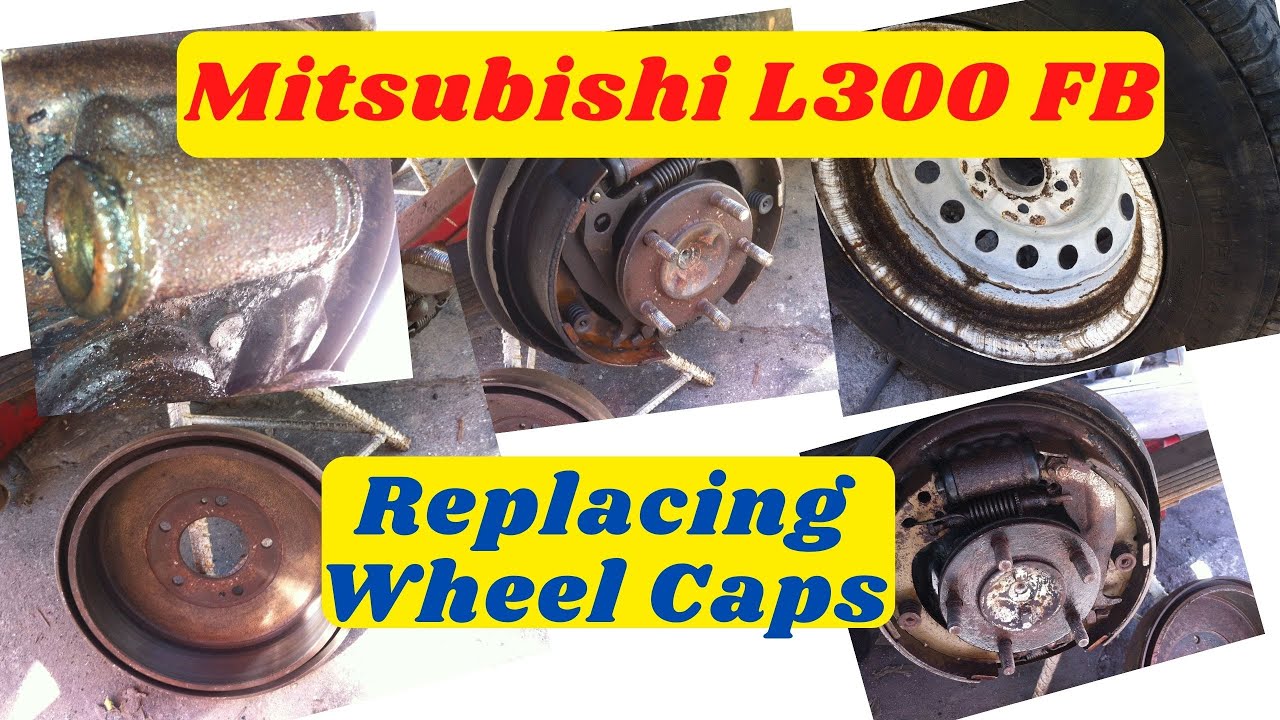 Mitsubishi L300 FB / Replacing Rear Wheels Caps / Msm Garage Tv - YouTube