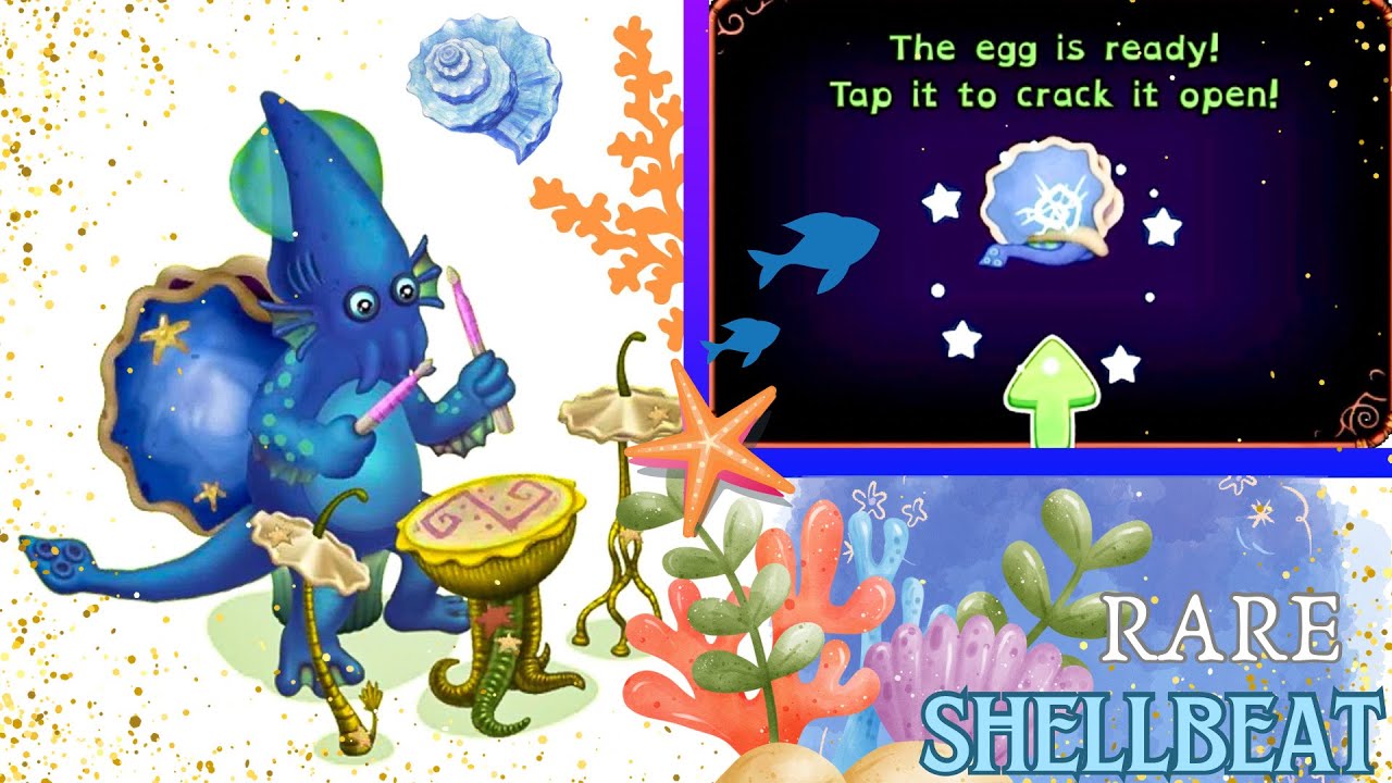 My Singing Monsters MSM Gameplay - Rare Shellbeat on Water Island - YouTube