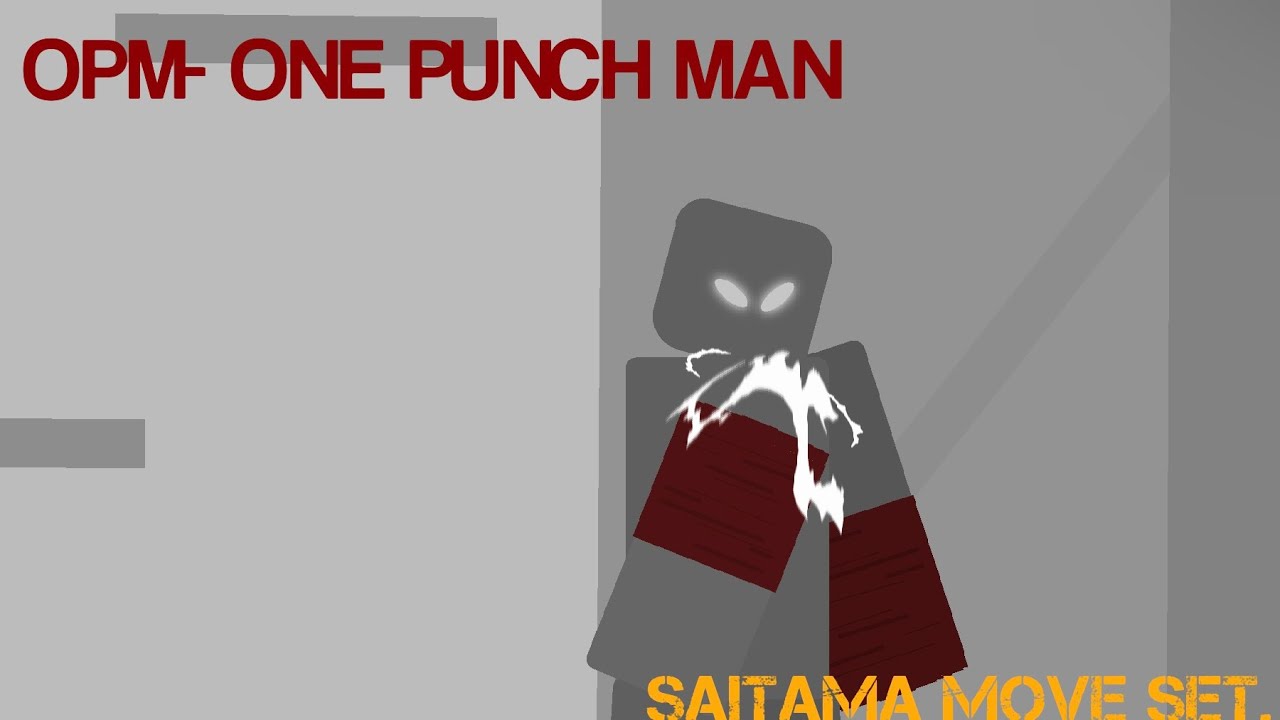 Saitama moveset + m1| STICK NODES PRO|THE STRONGEST BATTLEGROUNDS - YouTube