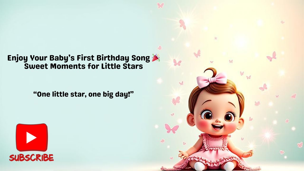 Happy One, Little Star! | Baby’s First Birthday Song 🎂 - YouTube