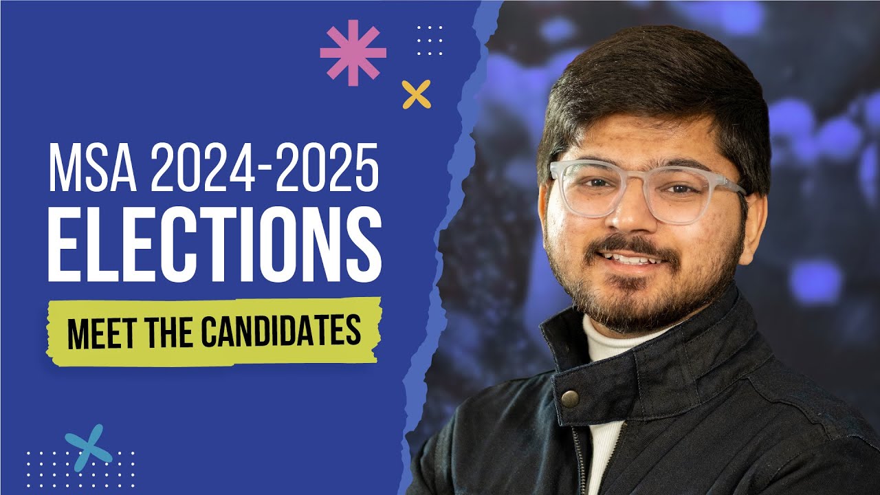 MSA Elections 2024-2025 Candidates: Jay Choksi - YouTube