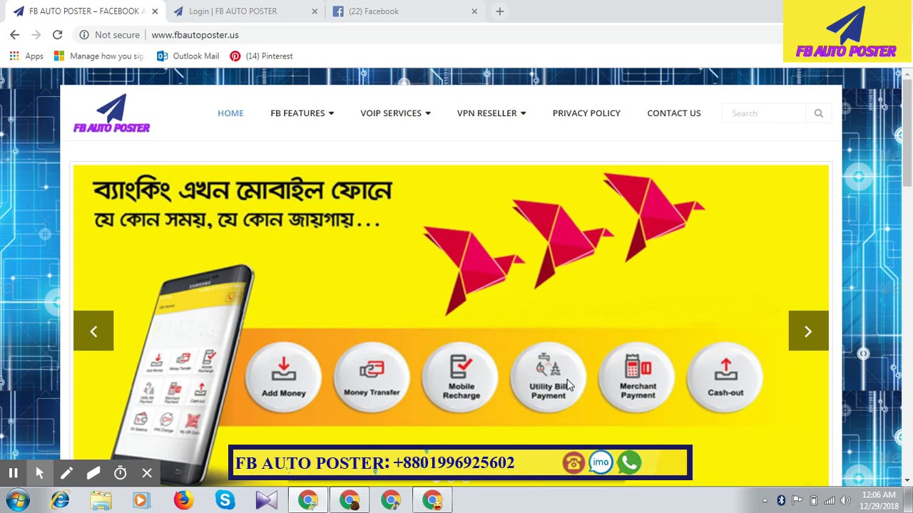 How to Auto post in facebook automatically - [ Facebook Auto Poster ...