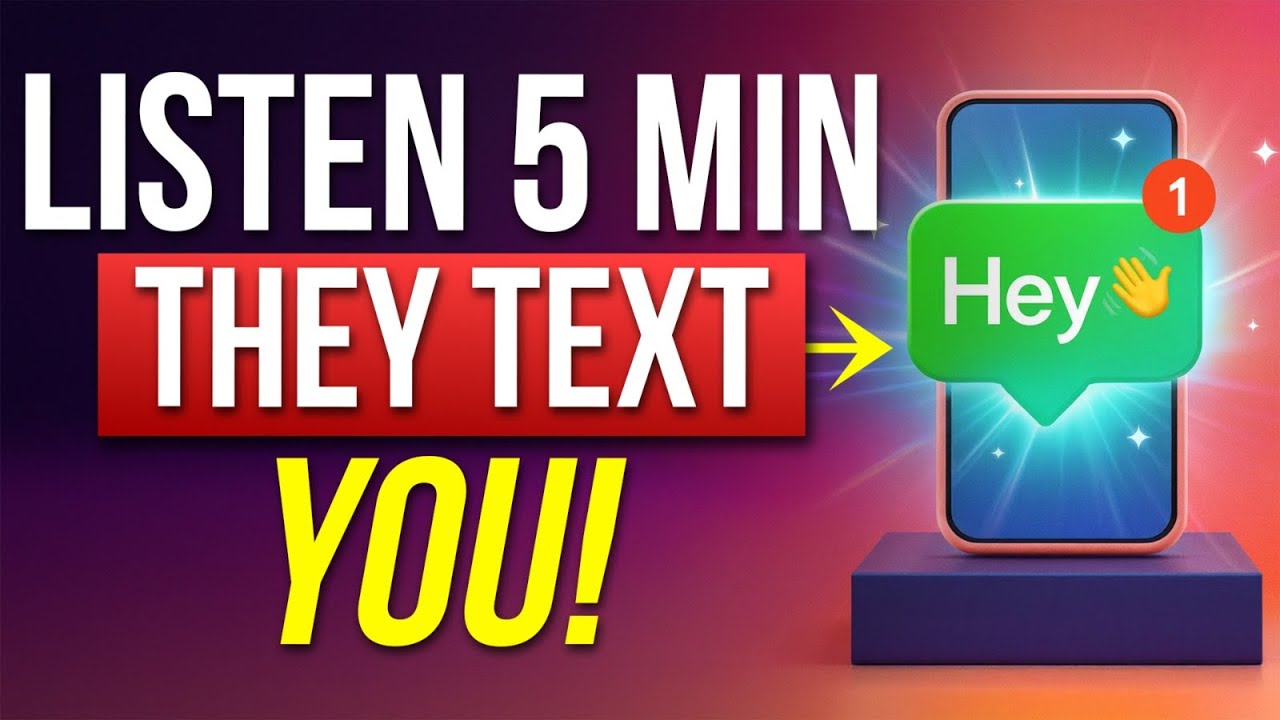 He Or She Will Call Or Text (After You Listen) 5 Minutes - YouTube