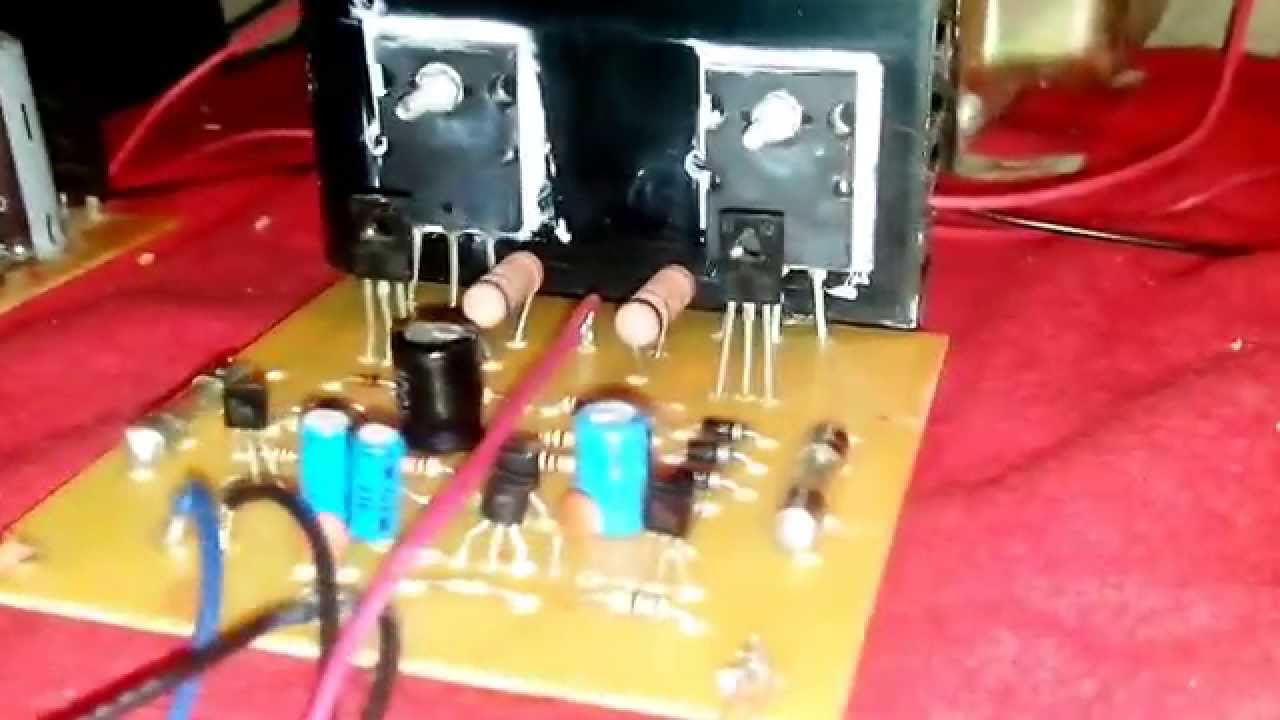 mini strong amplificador de 100v - YouTube