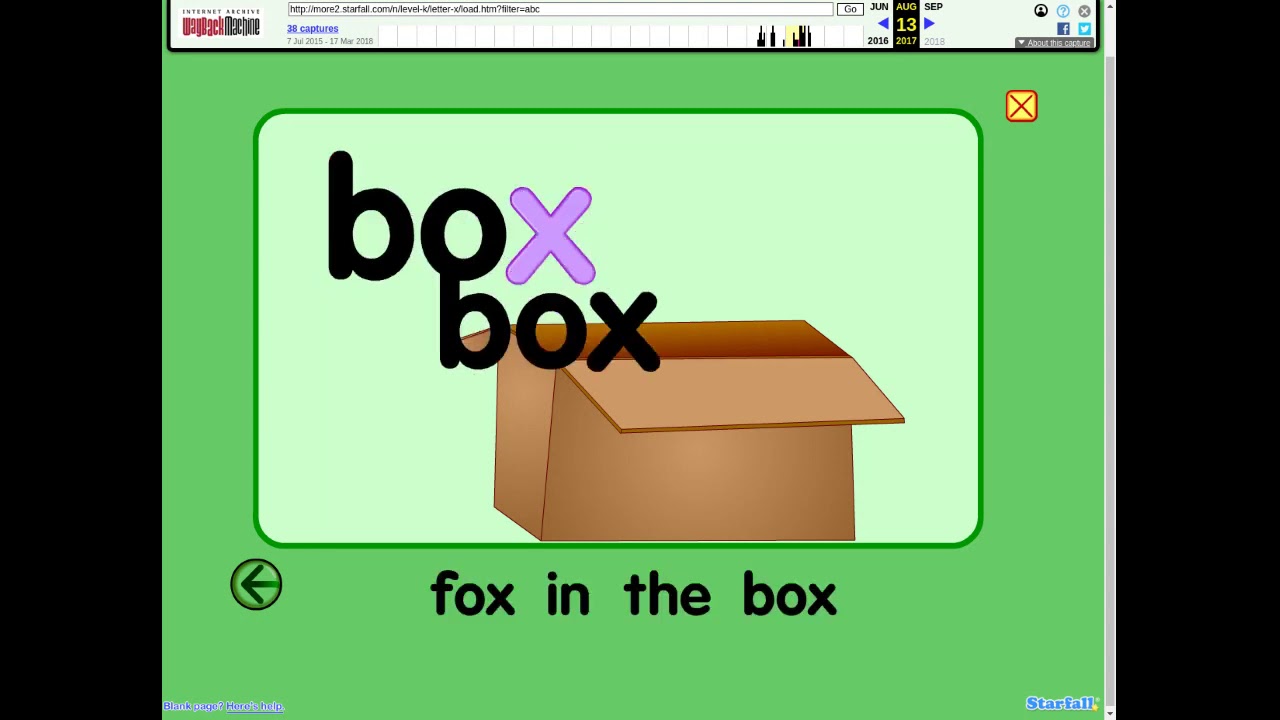 Starfall ABC V W X Y Z - YouTube