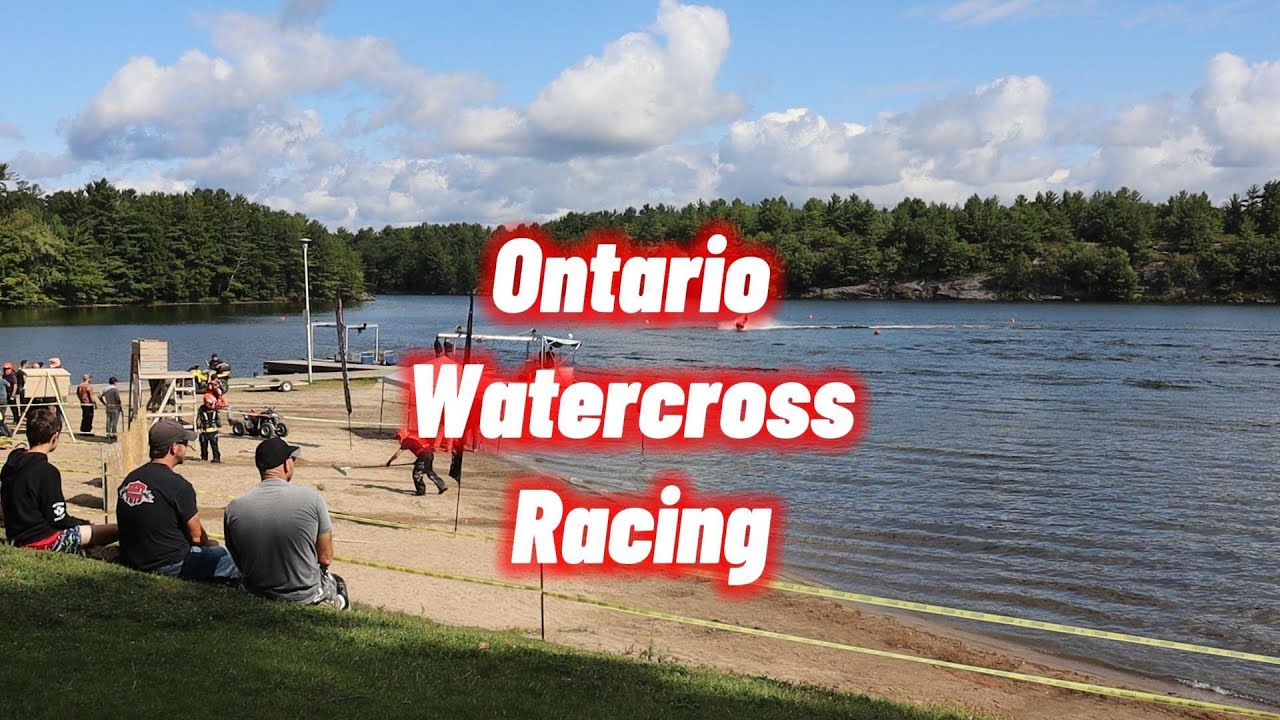 Ontario Watercross Racing – Snowmobile Racing - YouTube