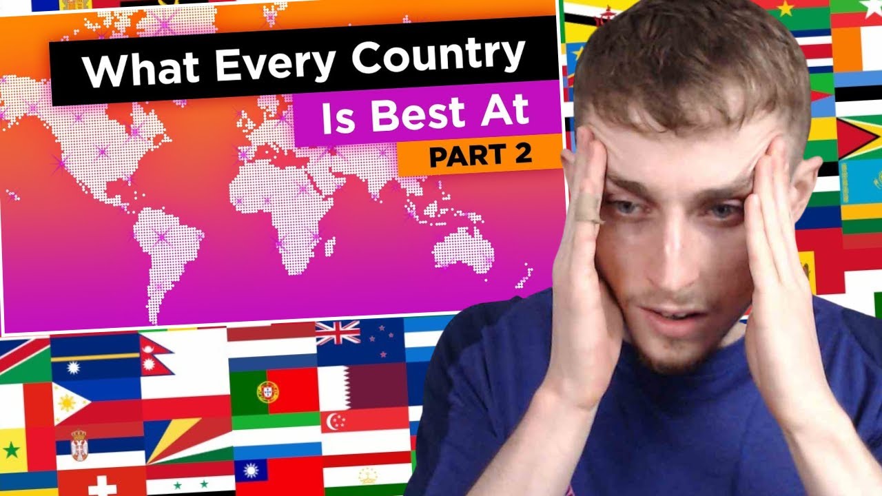 Reacting to What Every Country in the World is Best At (Part 2) - YouTube