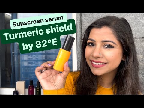 82e Turmeric Shield Sunscreen serum review #deepikapadukone #sunscreenfordryskin - YouTube