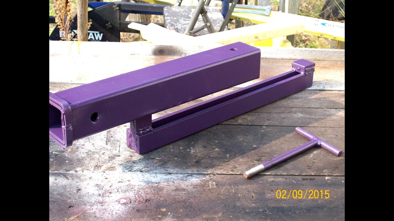 (S-1 Ep-3) Clamp On Hitch Receiver For Loader Bucket (FREE PLANS) - YouTube