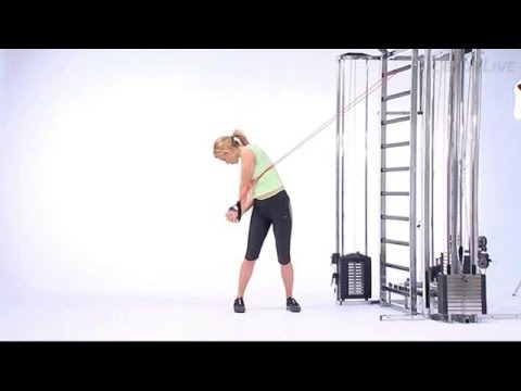 Stående rotasjon med strikk - YouTube