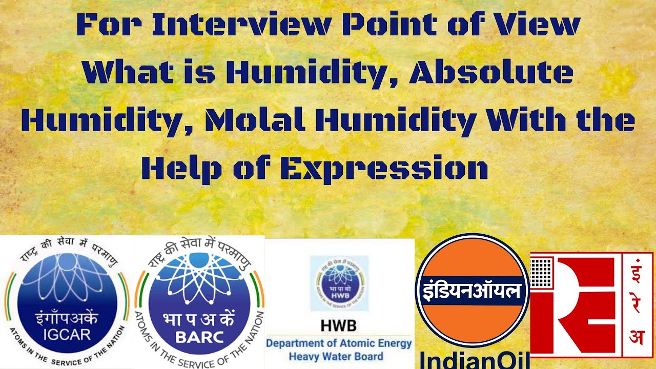 Humidity, Molal Saturation/Humidity, Absolute Humidity/Saturation Full ...