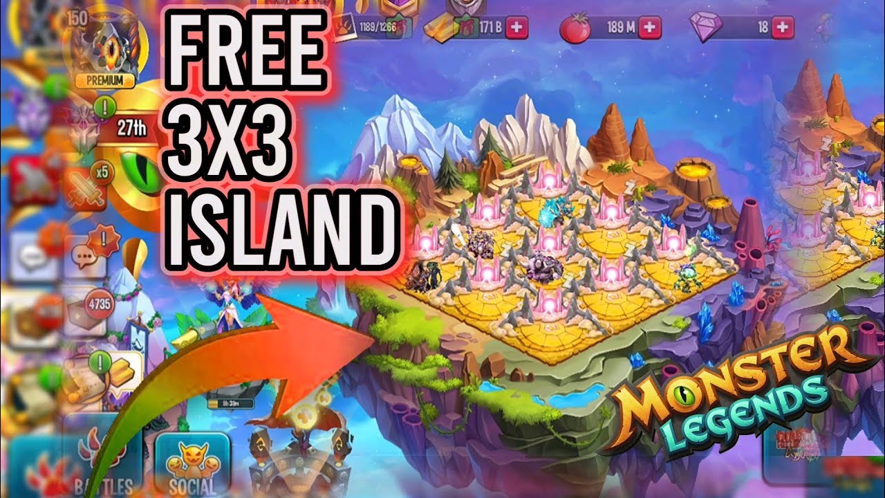 FREE NEW ISLAND: How to Claim: DECENNIAL ISLAND (Monster Legends) - YouTube