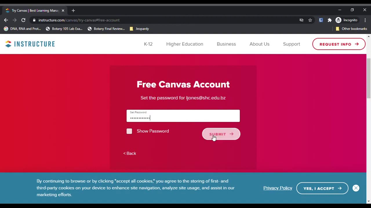 1. Creating a free Canvas Teacher Account - YouTube