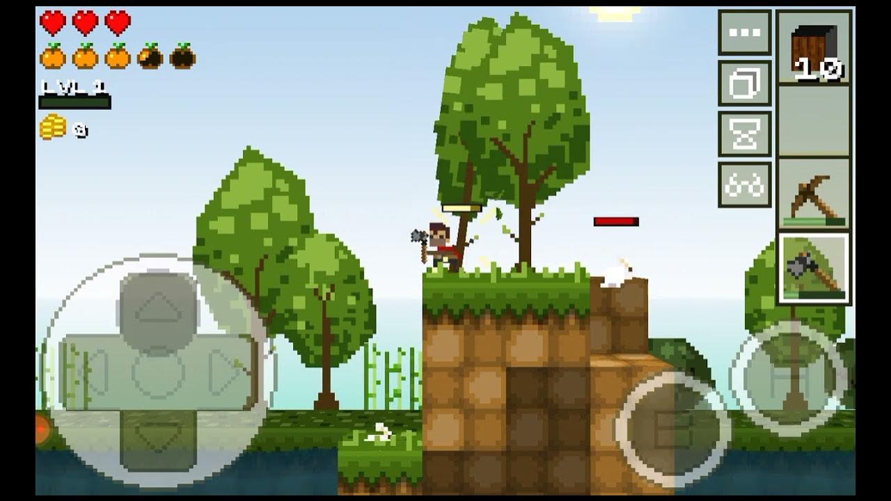 minecraft em 2d - YouTube