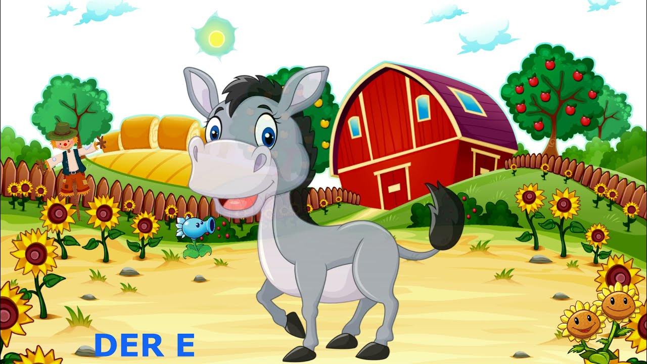 Deutsch lernen: Wortschatz "Tiere auf dem Bauernhof" Learning German ...