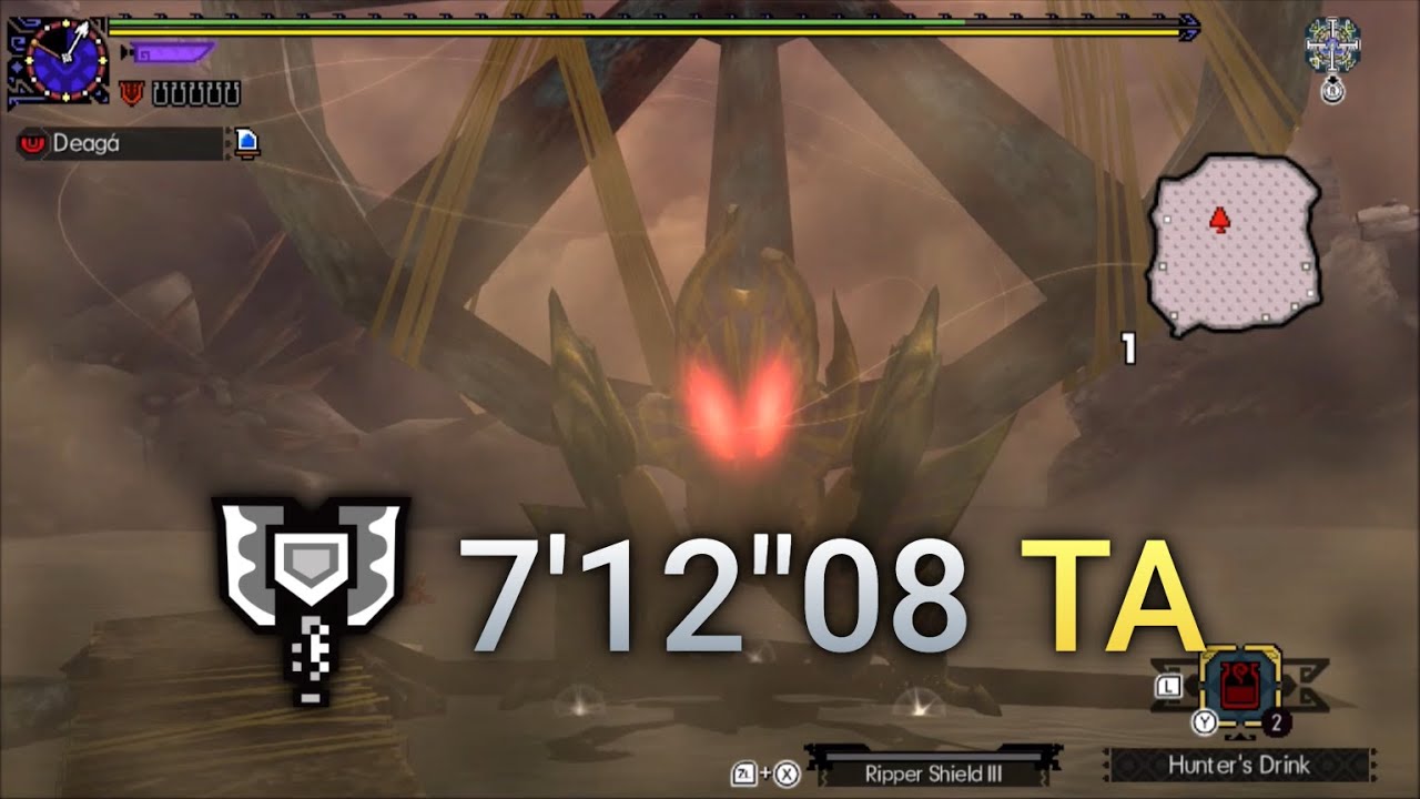 [MHGU] Ahtal-Ka - Aerial Charge Blade (TA Rules) - 7'12"08 - With ...