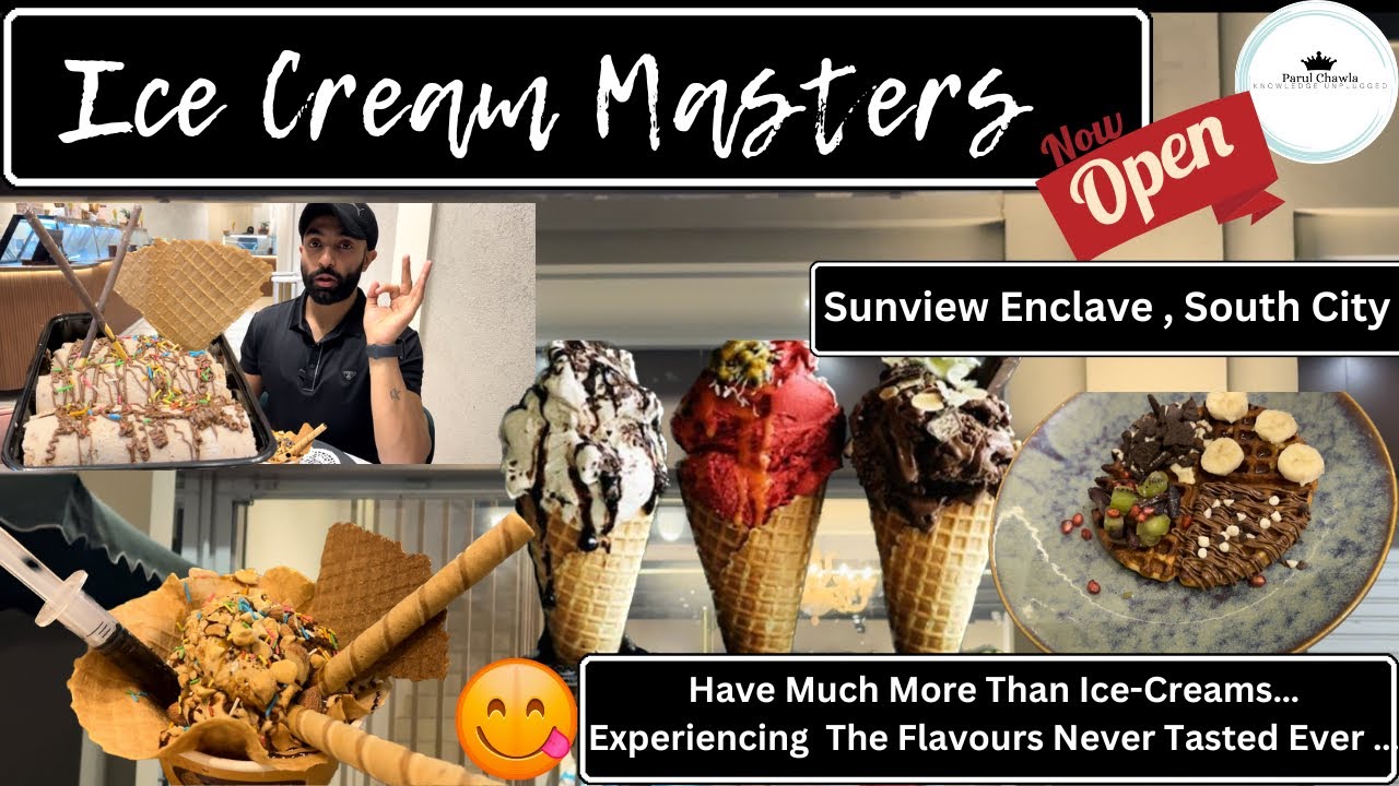 Ice Cream Masters 😋- Now In Ludhiana , South City || New Ice Cream ...