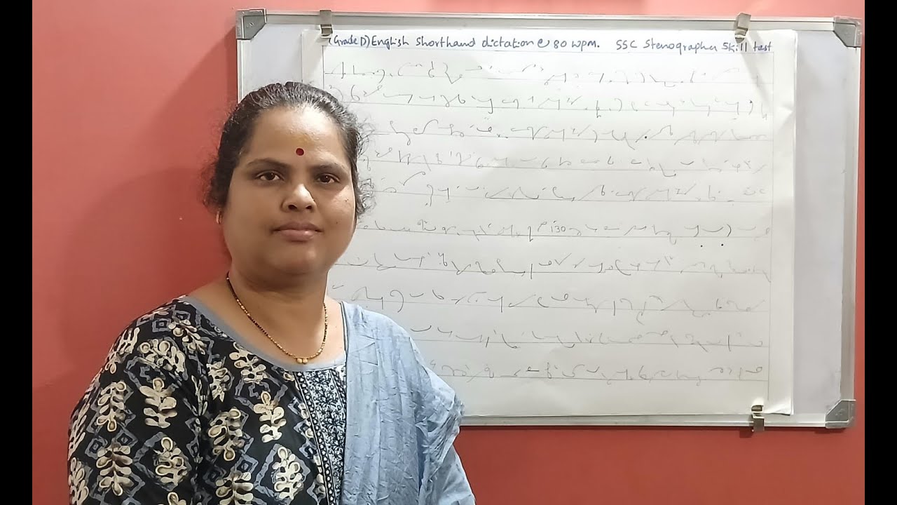 Class-3 English Shorthand dictation @ 80 WPM for Grade D SSC ...