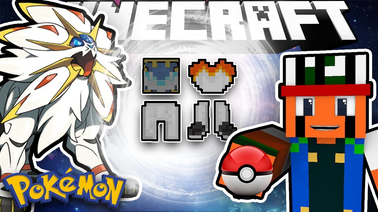 솔가레오를 잡아서 갑옷으로 만들어버리다!! [마인크래프트 포켓몬 갑옷 모드] Minecraft pixelmon armor ...