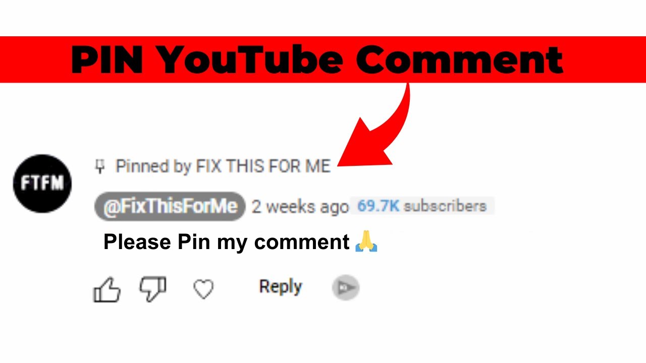 How To Pin a Comment On YouTube (2024 Update) - YouTube