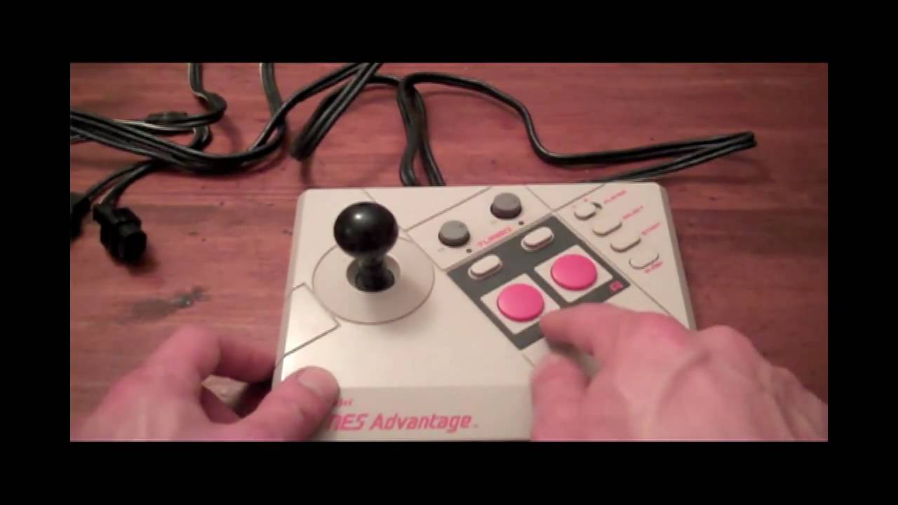 CLASSIC GAMES REVISITED - NES Advantage controller review - YouTube