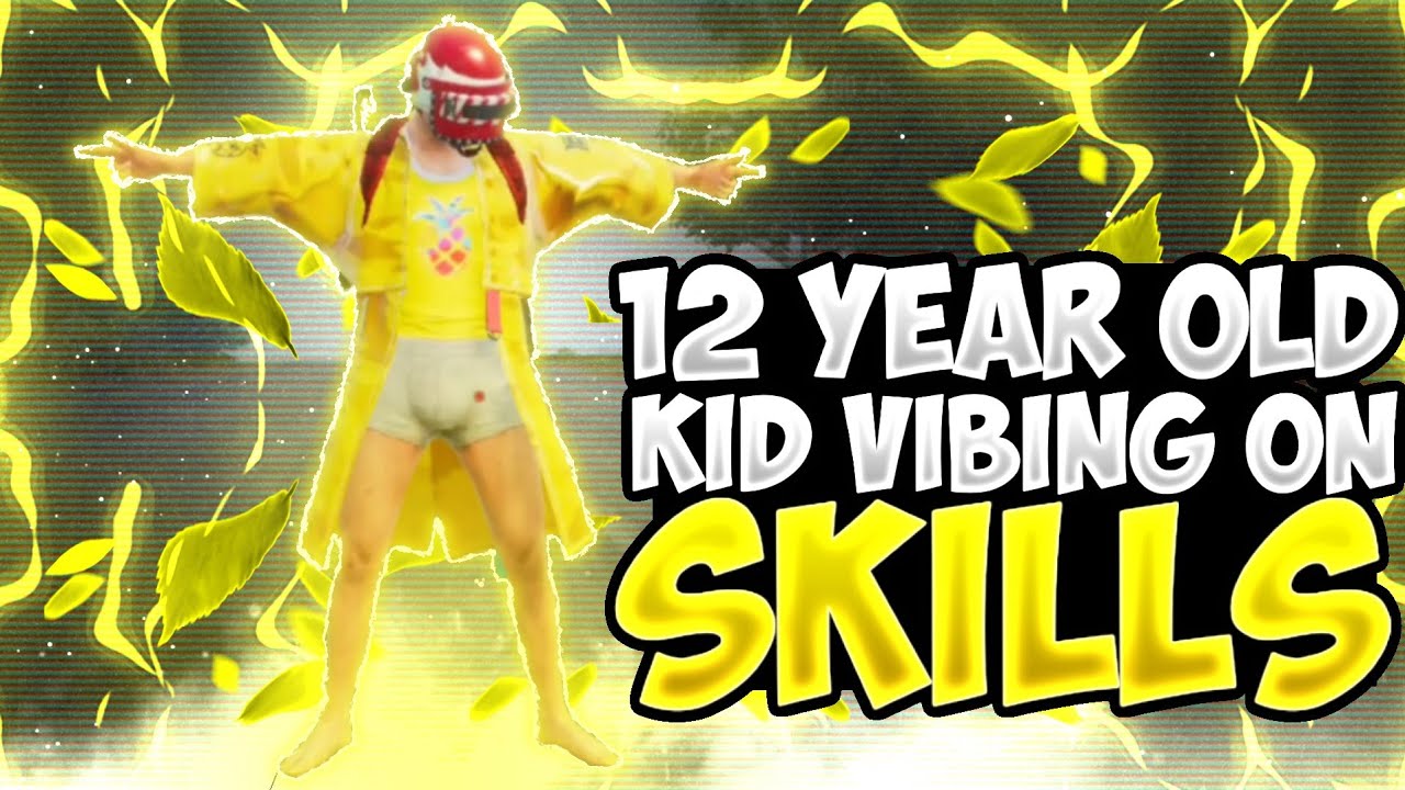 12 YEAR OLD KID VIBING ON SKILLS 🔥| BGMI MOBILE MONTAGE | LENOVO TAB M8 ...