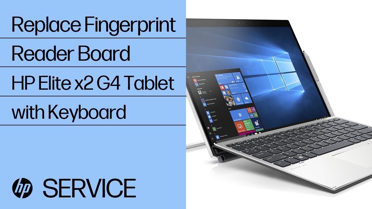 Replace the Fingerprint Reader Board | HP Elite x2 G4 Tablet with ...
