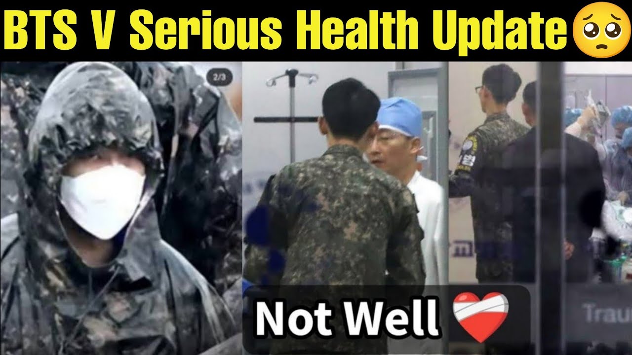 Taehyung Latest Health Update from Military 🥺 BTS V Health Not Good in ...