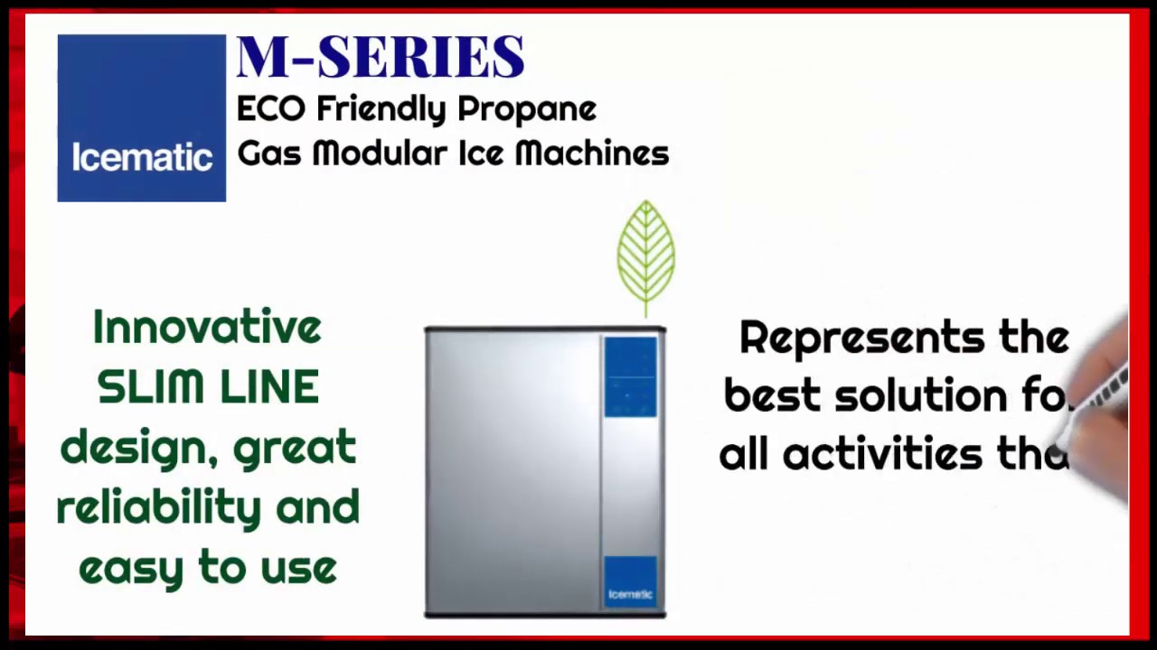 ICEMATIC ECO Friendly Propane Gas Modular Ice Machines - YouTube