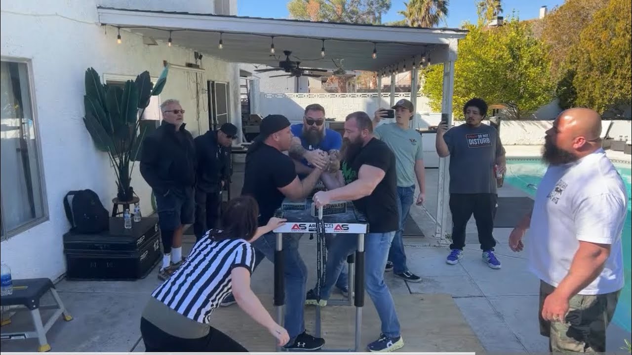 Filthy Power Backyard Arm Brawl - YouTube