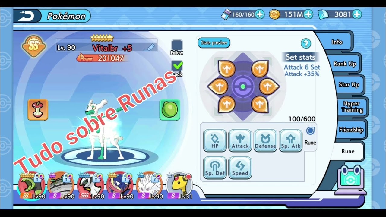 Dicas para iniciantes, Torre de Runas e como runa seu Pokémon da forma ...