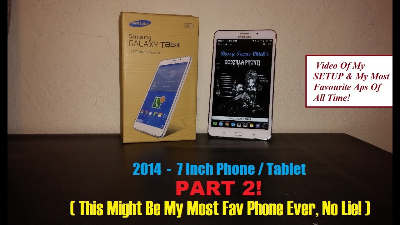 Android Samsung 7 Inch PHONE PHABLET 2014 Tablet Phone Galaxy Tab 4 7.0 ...