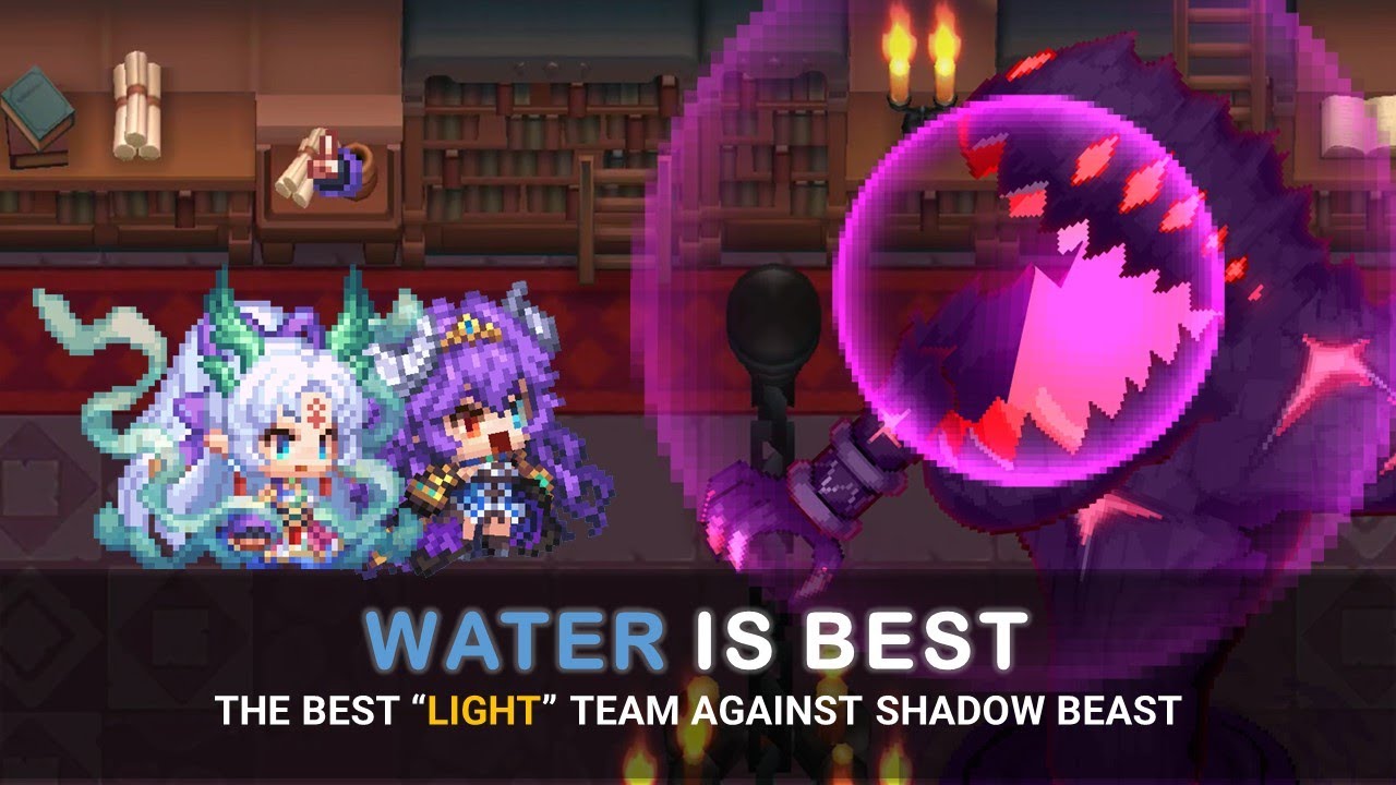 [Guardian Tales] Best "Light" Team on Shadow Beast | Guild Raid 82 ...