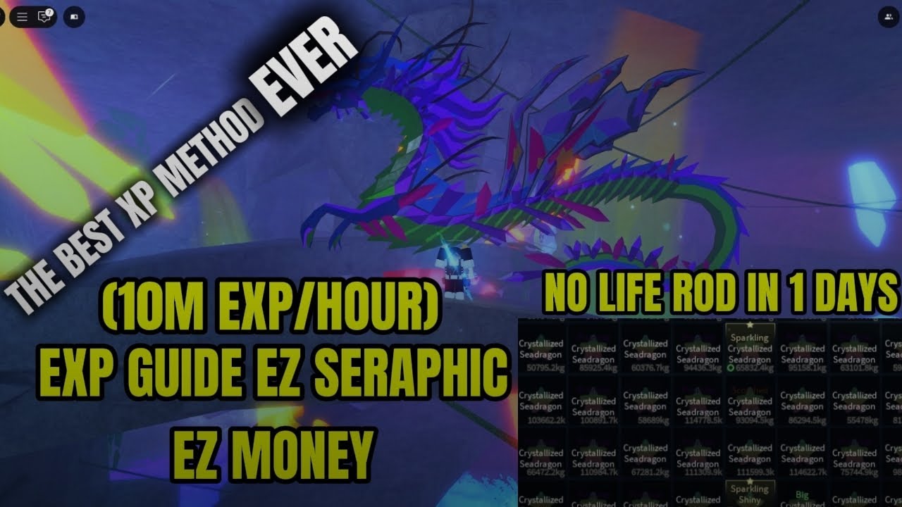 (THE BEST EXP METHOD NO LIFE ROD IN ONE DAYS) EZ PRISM ROD 10M EXP/HOUR ...