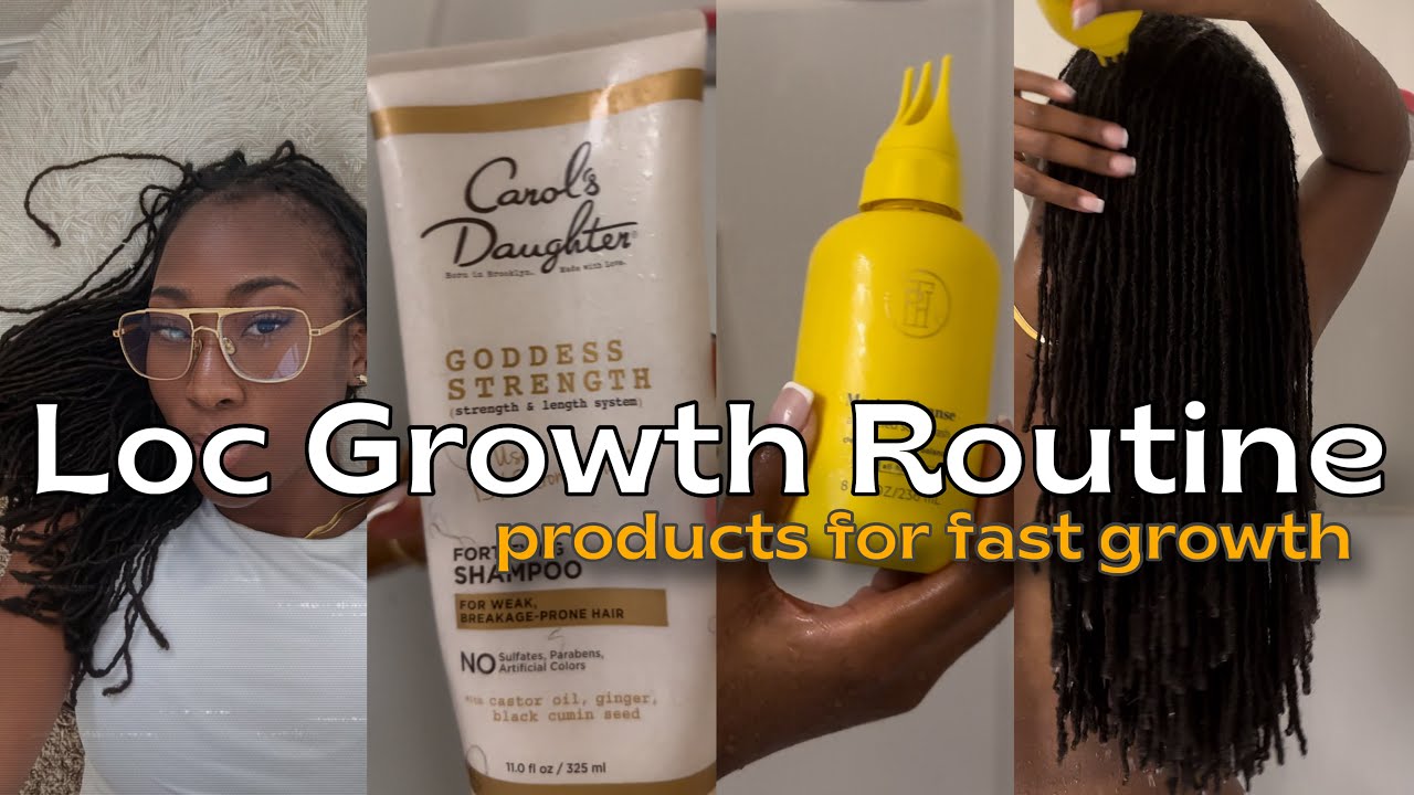 Grow your locs FASTER | loc routine for long strong locs | - YouTube