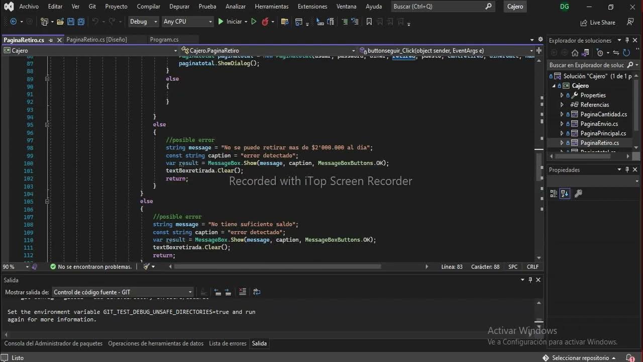 Programación(Tarea5)-Cajero - YouTube