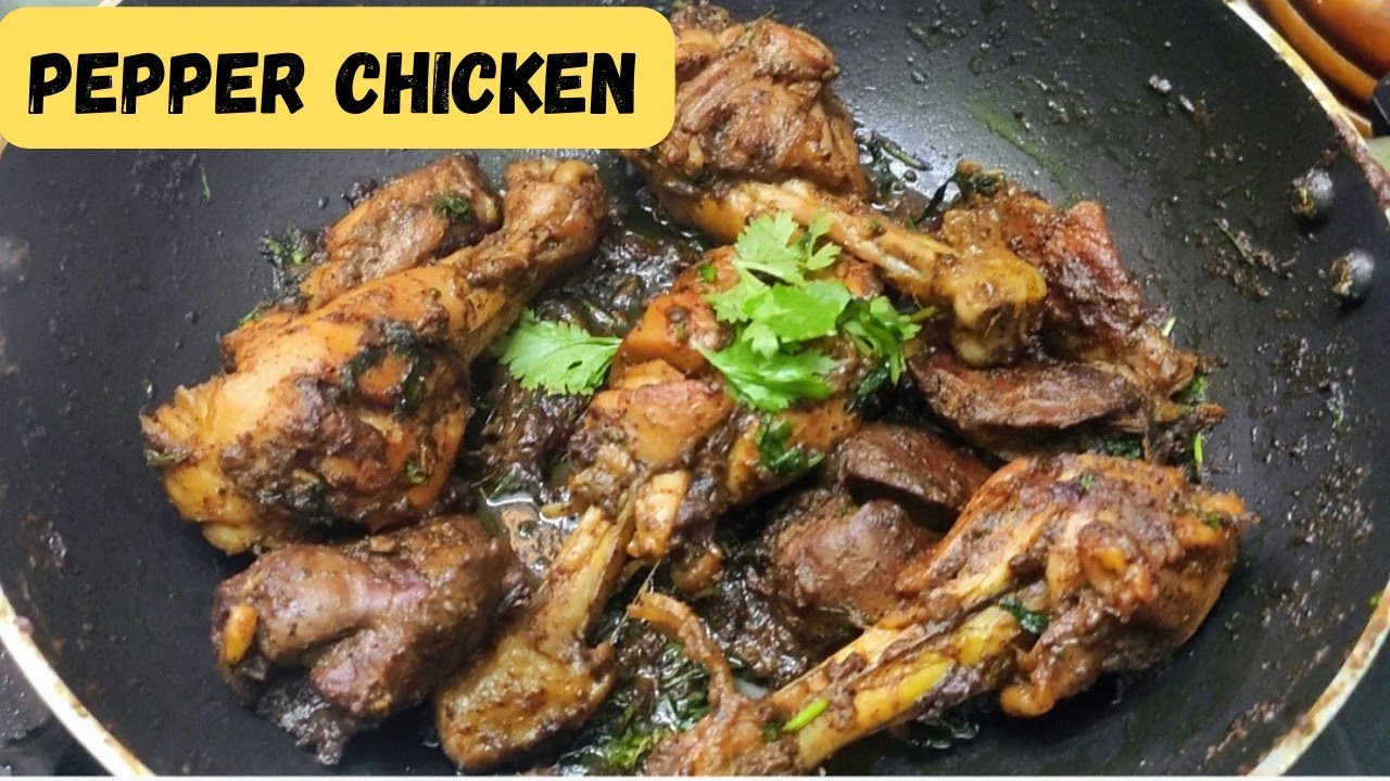 Pepper Chicken😋/Chicken Pepper Fry Recipe 😍/Chicken Fry#chicken# ...