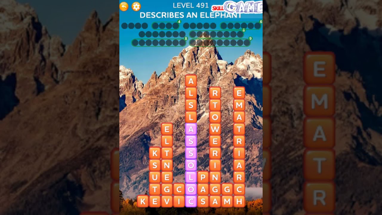 Word Cubes Level 481 - 500 Walkthrough - YouTube