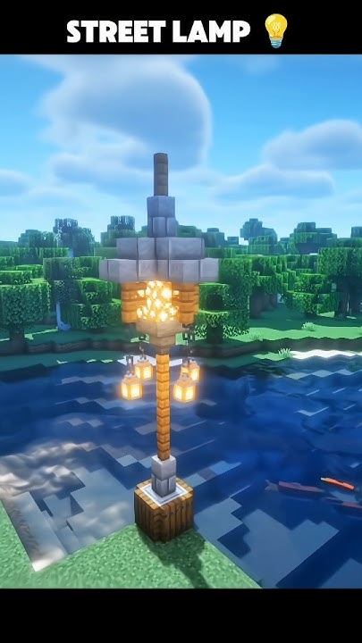 Minecraft Street Lamp💡#minecraft #minecrafttutorial #shorts - YouTube