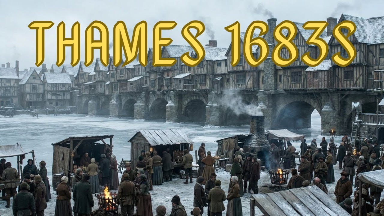 London Frozen Thames Frost Fair 1683–84 (AI Reconstruction) - YouTube