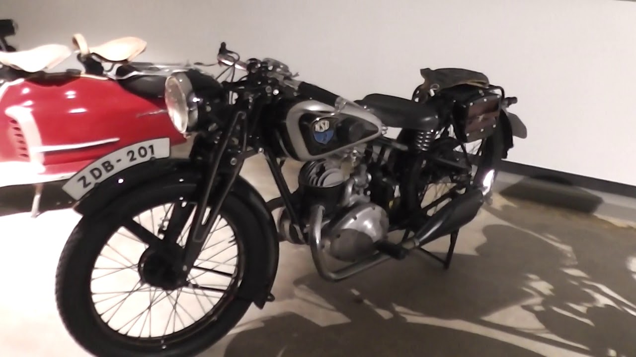NSU ZDB 201 old german motorcycle from 1930's - YouTube